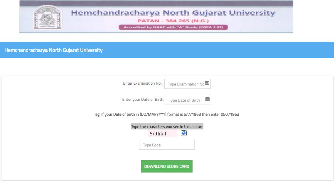 HNGU CCC Mark sheet Verification Link Available Now HNGU CCC Mark sheet Verification Link Available Now