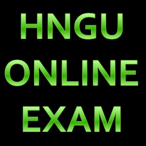 HNGU Online Exam 2020-21 @ hngu.brainzorg.com
